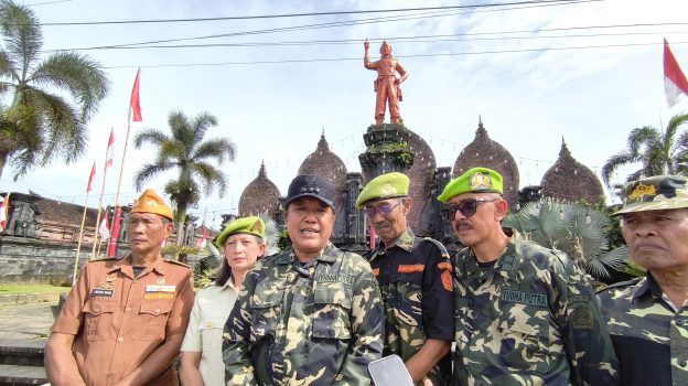 Terima Pataka Pahlawan I Gusti Ngurah Rai, Bupati Sedana Arta Kobarkan ...